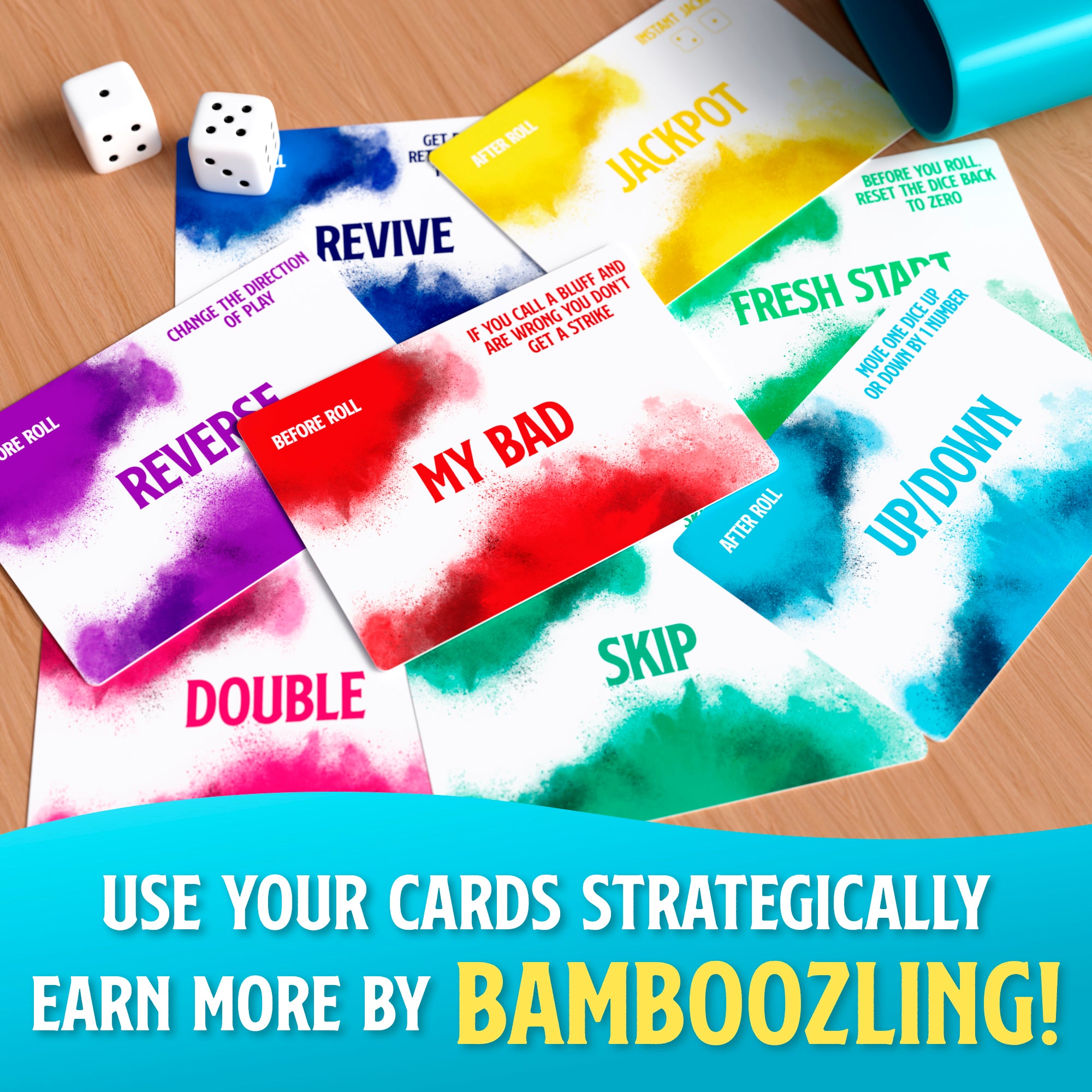 Bamboozled - The Bluffing Dice Game – Blue Wasatch Games