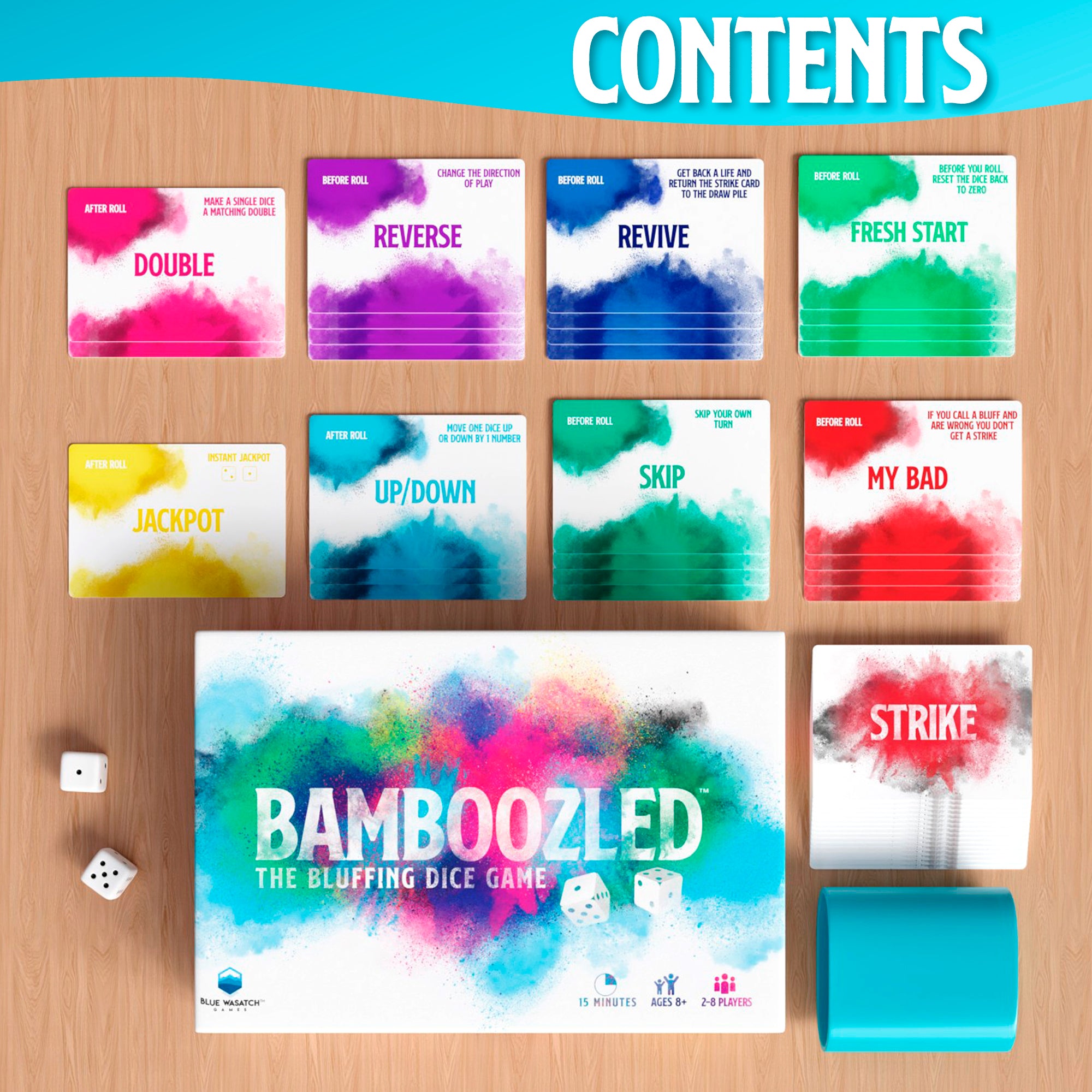 Bamboozled - The Bluffing Dice Game – Blue Wasatch Games